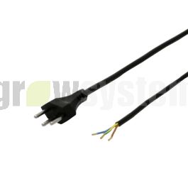 Stromkabel TD mit Stecker/ 3x1,5mm2/ L= 2m